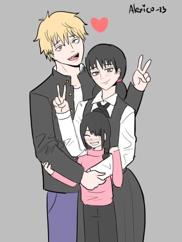 Человек-бензопила от Alexico (Chainsaw Man by Alexico) — mangamammy